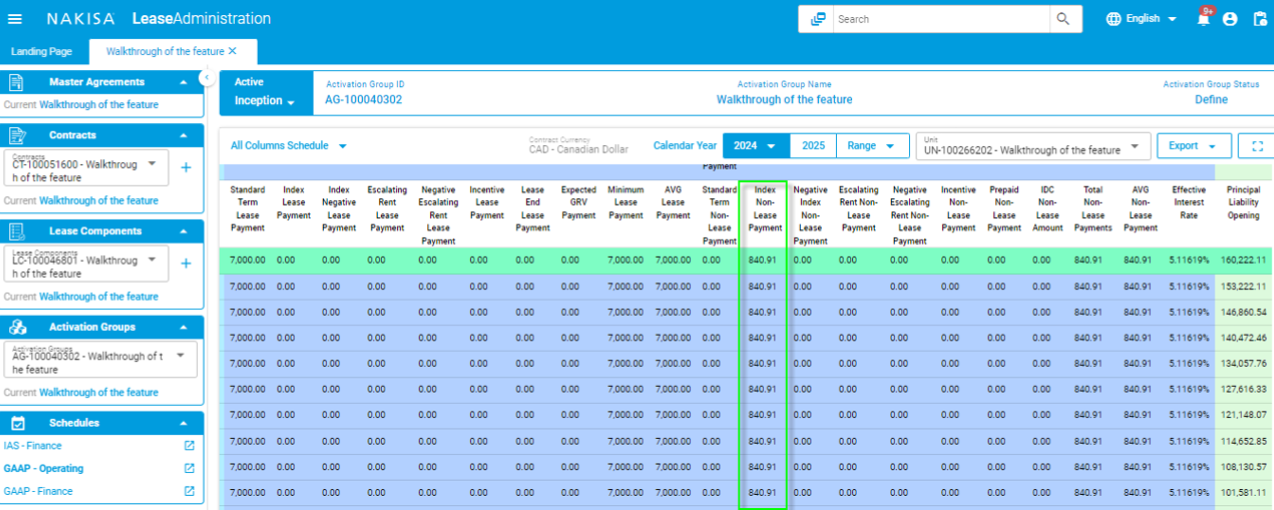 Latest Product Release - Nakisa Lease Accounting 2024.R1-R2-R3 - Nakisa